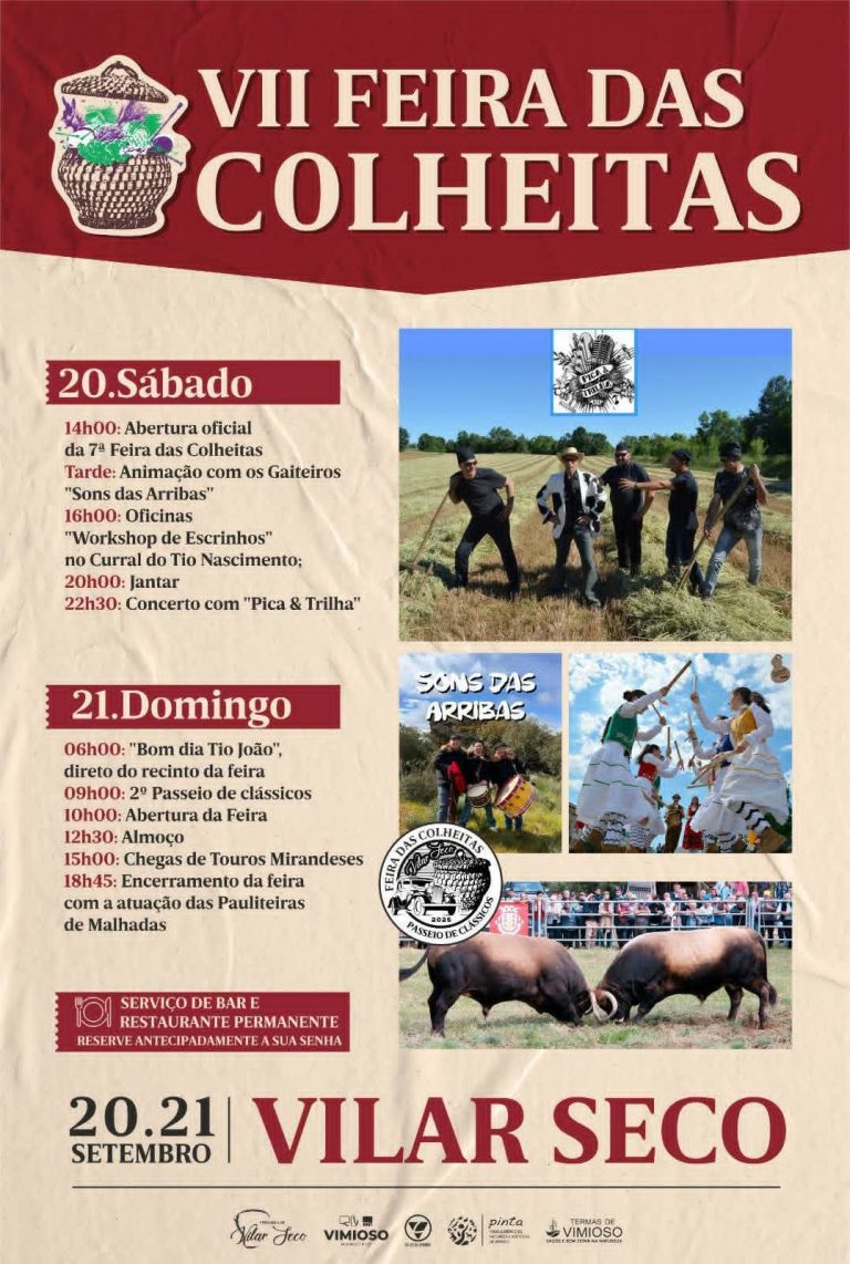 Vilar Seco: VII Feira das Colheitas a 20 e 21 de setembro – Terra de ...
